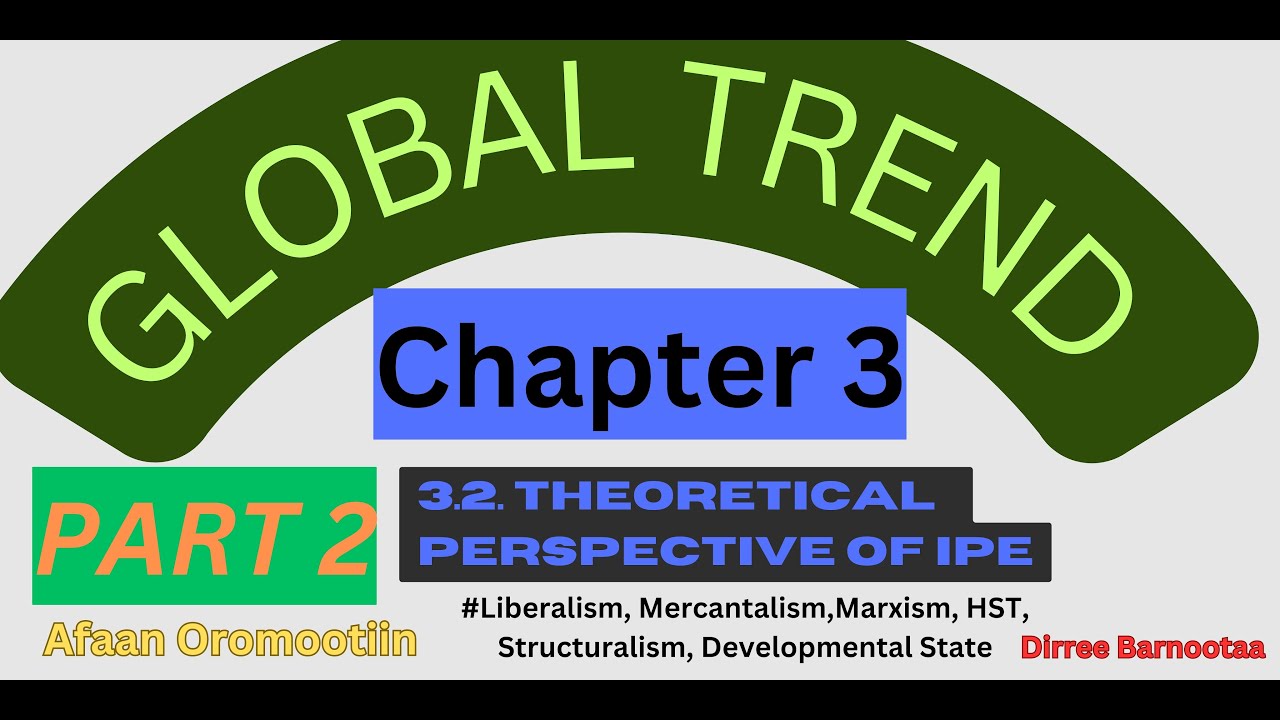 Global Trend Chapter 3 Part 2: Theoretical Perspective of IPE ...