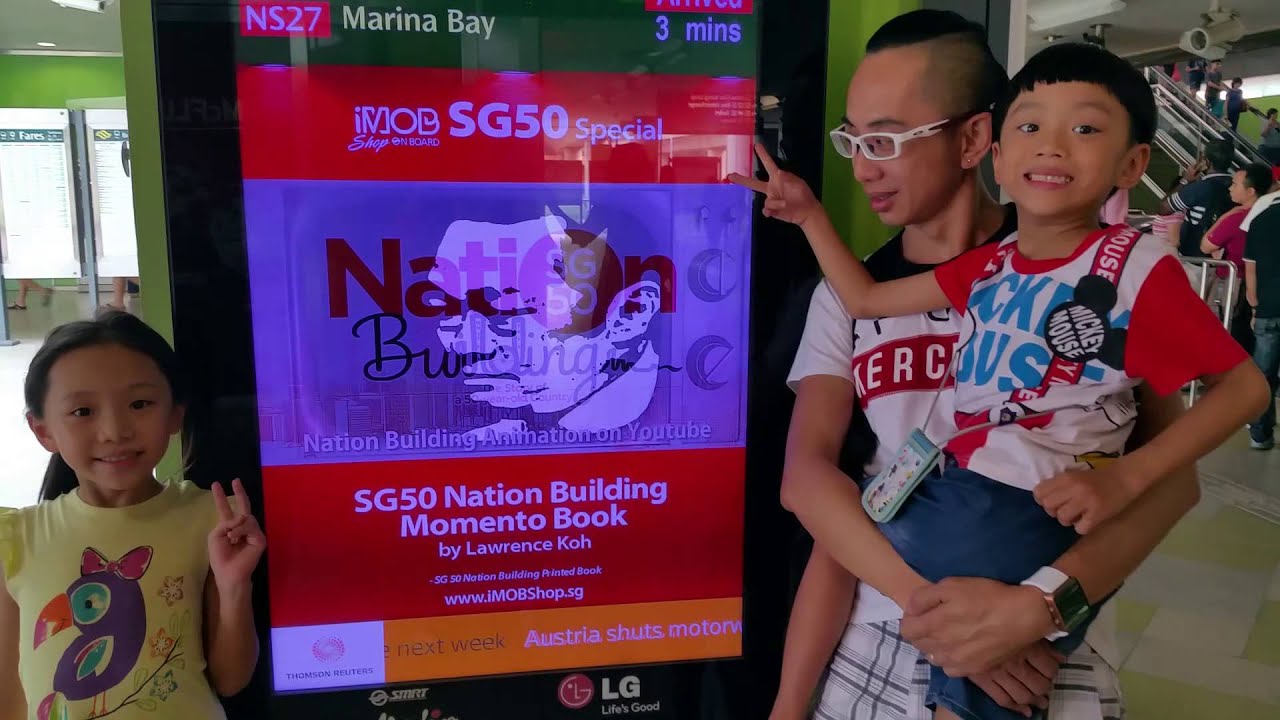 Nation Building Animation Memento Book @ SMRT iMOB - YouTube