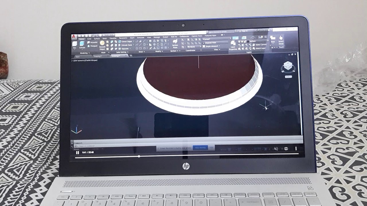 3d modelling via wireframe models - YouTube