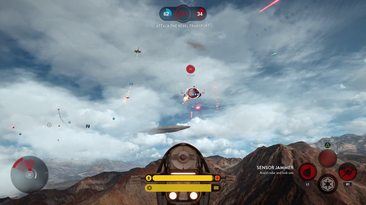 STAR WARS flight - YouTube