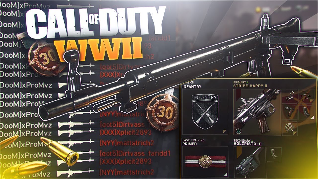 (COD WW2) BEST CLASS SETUP CALL OF DUTY WW2 HEROIC FG 42 IS INSANE BEST ...