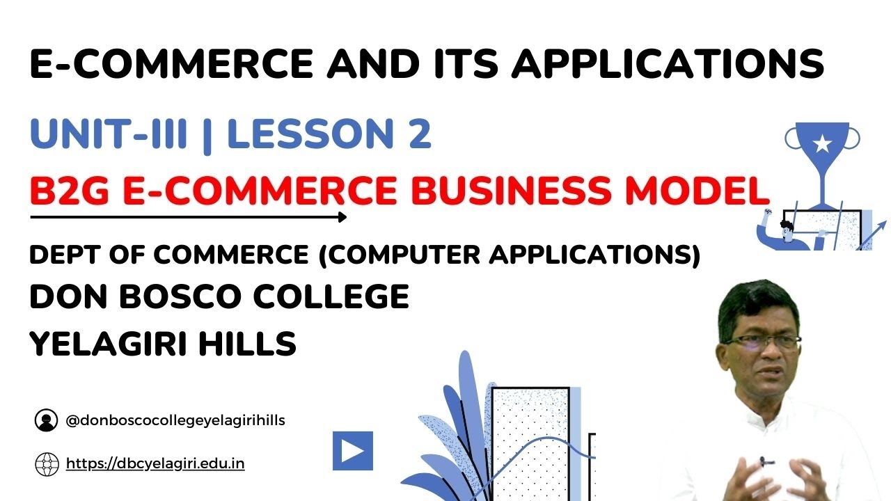 E-COMMERCE AND ITS APPLICATIONS | UNIT-III | LESSON 2 | B2G E-Commerce ...