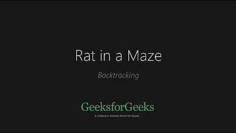Backtracking Tutorials - YouTube