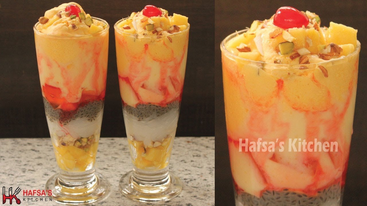 🥭 Special Mango Falooda with Homemade Falooda Sev - YouTube