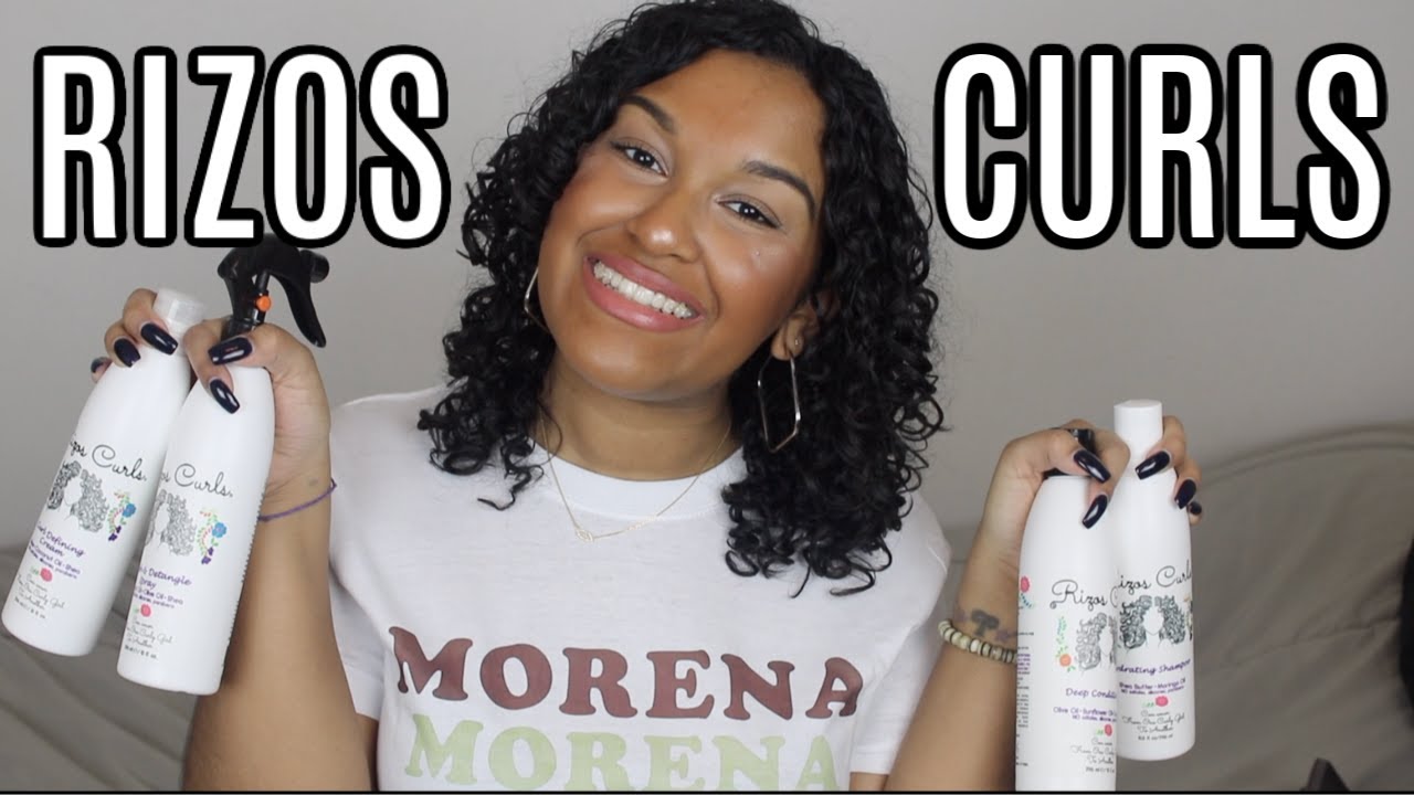 TRYING RIZOS CURLS! | WASH AND GO ROUTINE | Natalia Garcia - YouTube