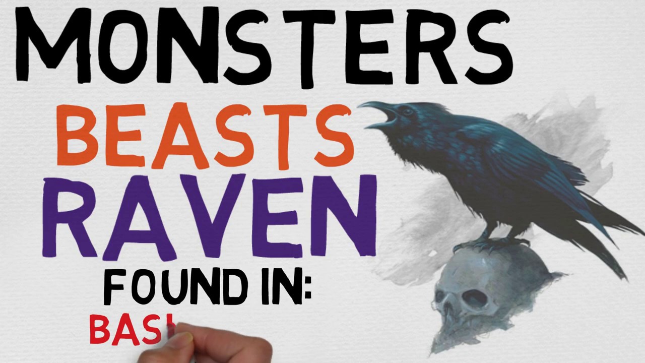 Beast #25: Raven (DnD 5E Monsters) - YouTube