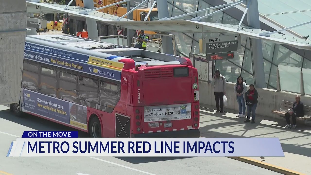 Metro announces summer travel alternatives amid Red Line closures - YouTube