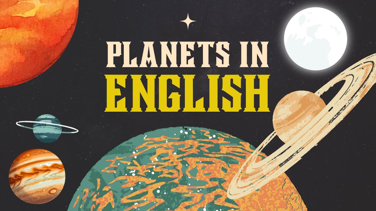 Planet Names in English | Solar System Vocabulary - YouTube