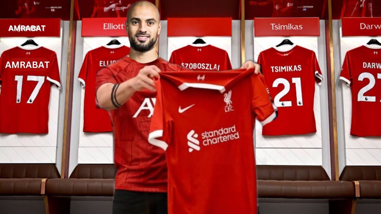 100% Sofyan Amrabat JOINS Liverpool CONFIRMED | Shirt Number | Welcome ...