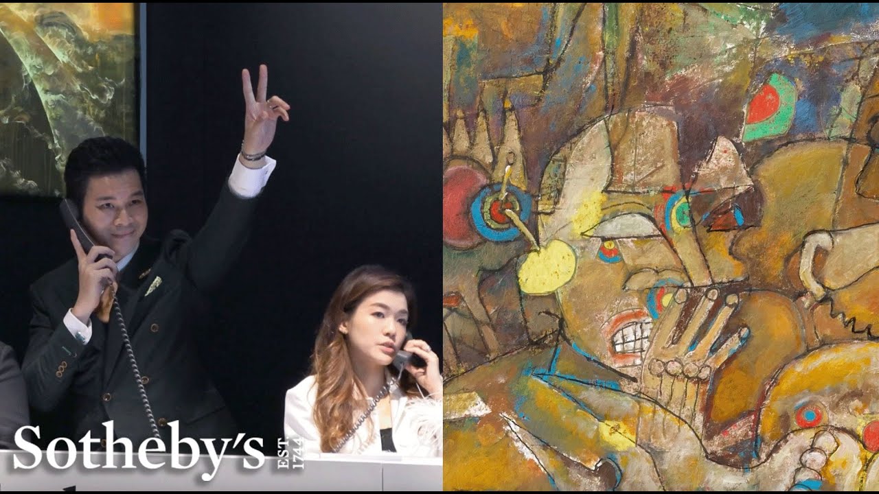 The Largest Artwork by Shi Hu Ever Auctioned Sets New Record After Bidding Battle | Sotheby’s ...