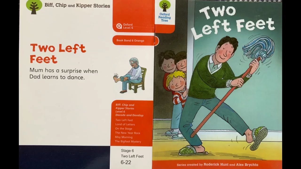 Oxford Reading Tree level 6(6-22) Two Left Feet- picture books for kids ...