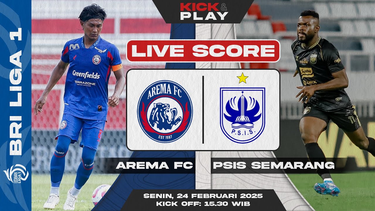 🔴 Arema FC vs PSIS Semarang | Liga 1 Indonesia | LIVE SCORE - YouTube