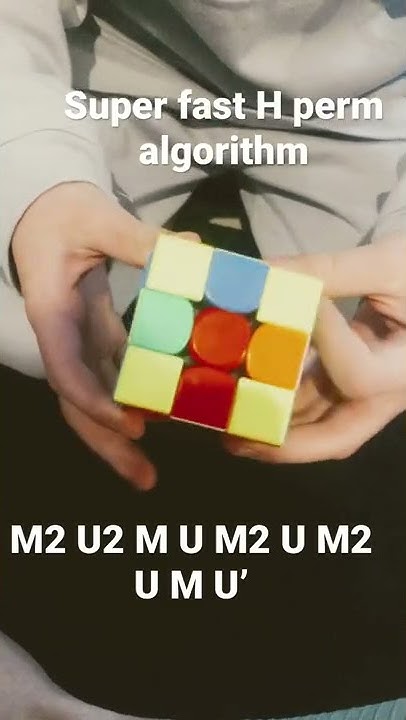 Super fast H perm algorithm - YouTube