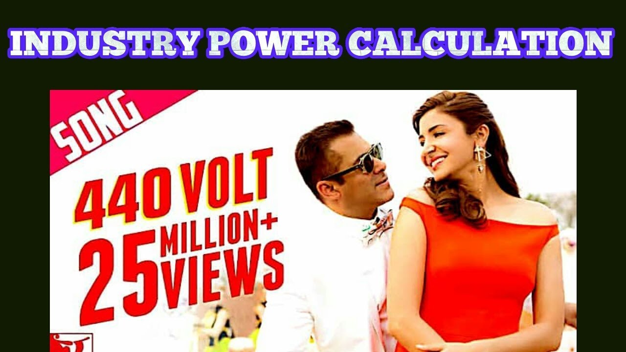 Calculate Power in Industry||Power formulla ||3 phase power|| Power ...