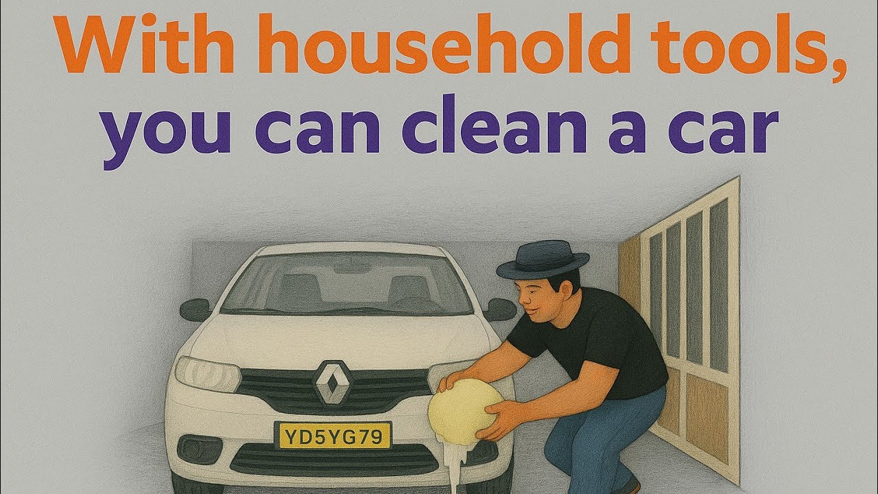 🔹 "No Car Wash? No Problem! Full DIY Car Cleaning at Home with Just a ...