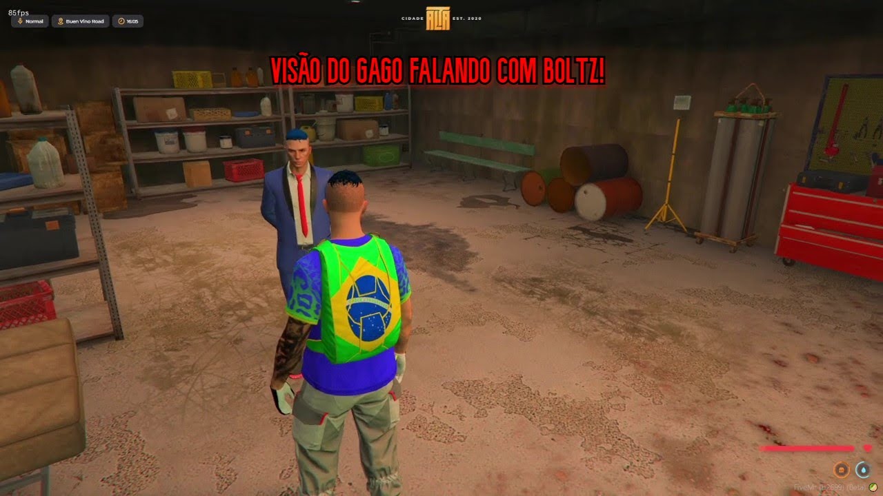 VISÃO DO GAGO FALANDO COM BOLTZ! GTA RP CDA - YouTube