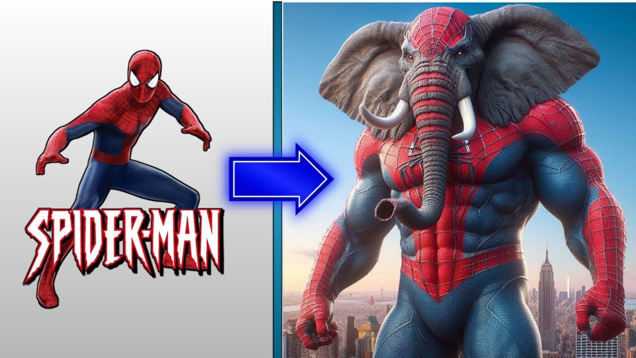AVENGERS But ELEPHANT VENGERS 🔥 All Characters (Marvel & DC) 2024 - YouTube