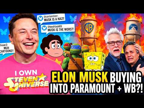 Elon Musk Might BUY INTO Paramount Warner Bros and BlueSky MELTS DOWN!