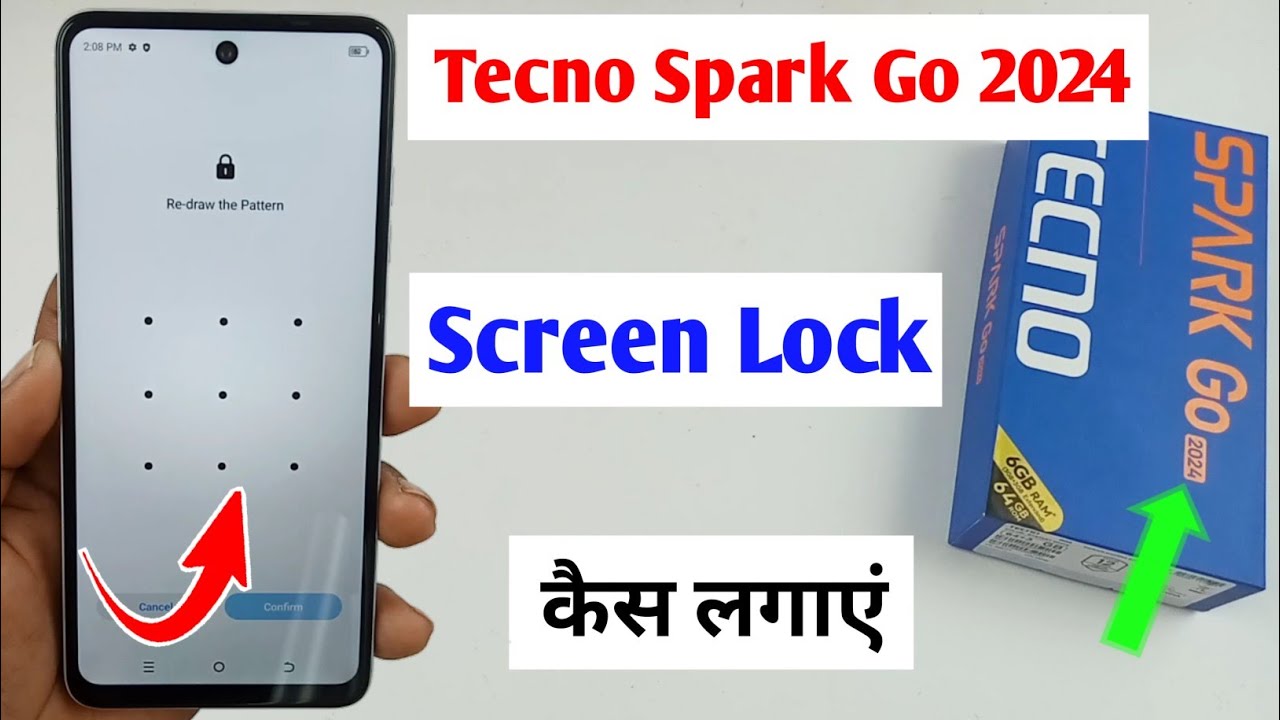 tecno Spark go 2024 me screen lock Kaise lagaye / how to set screen ...