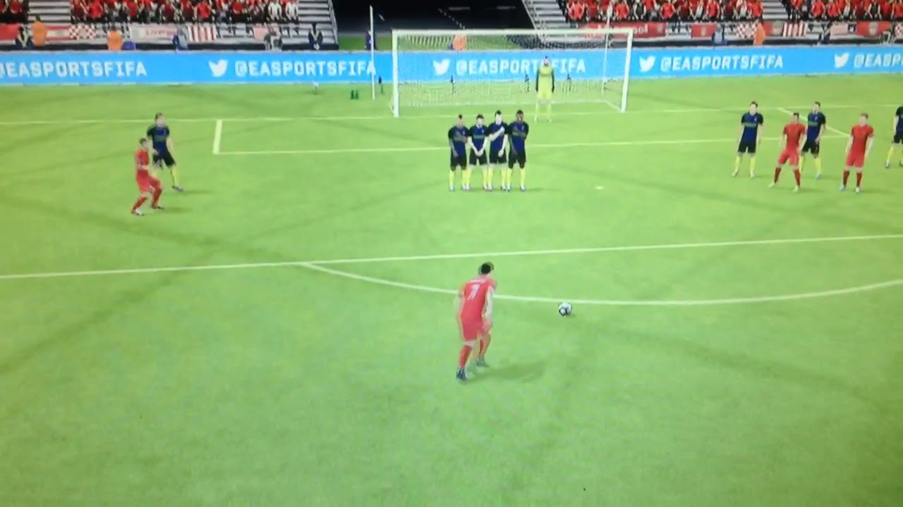 Ronaldo Free kick Liverpool - YouTube