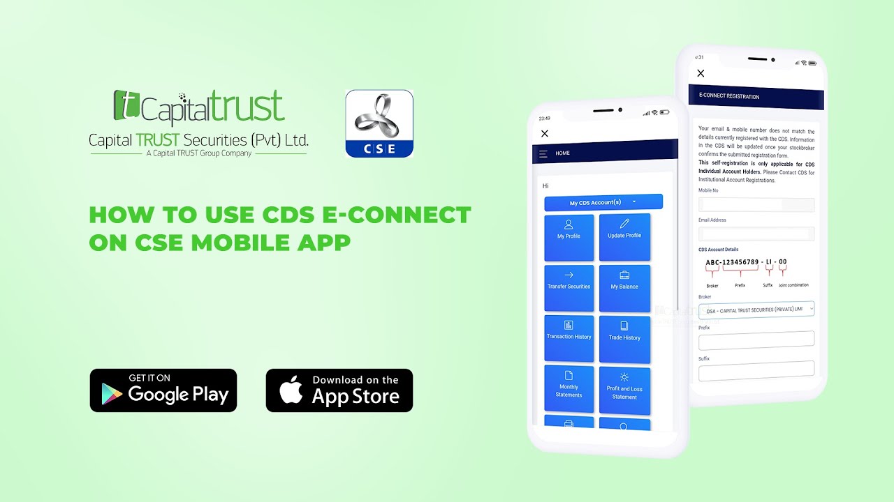 How to use CDS E-Connect on CSE Mobile App - YouTube