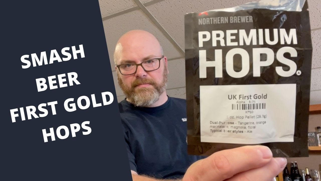 What do First Gold Hops Taste Like? SmaSH Beer Experiment - YouTube