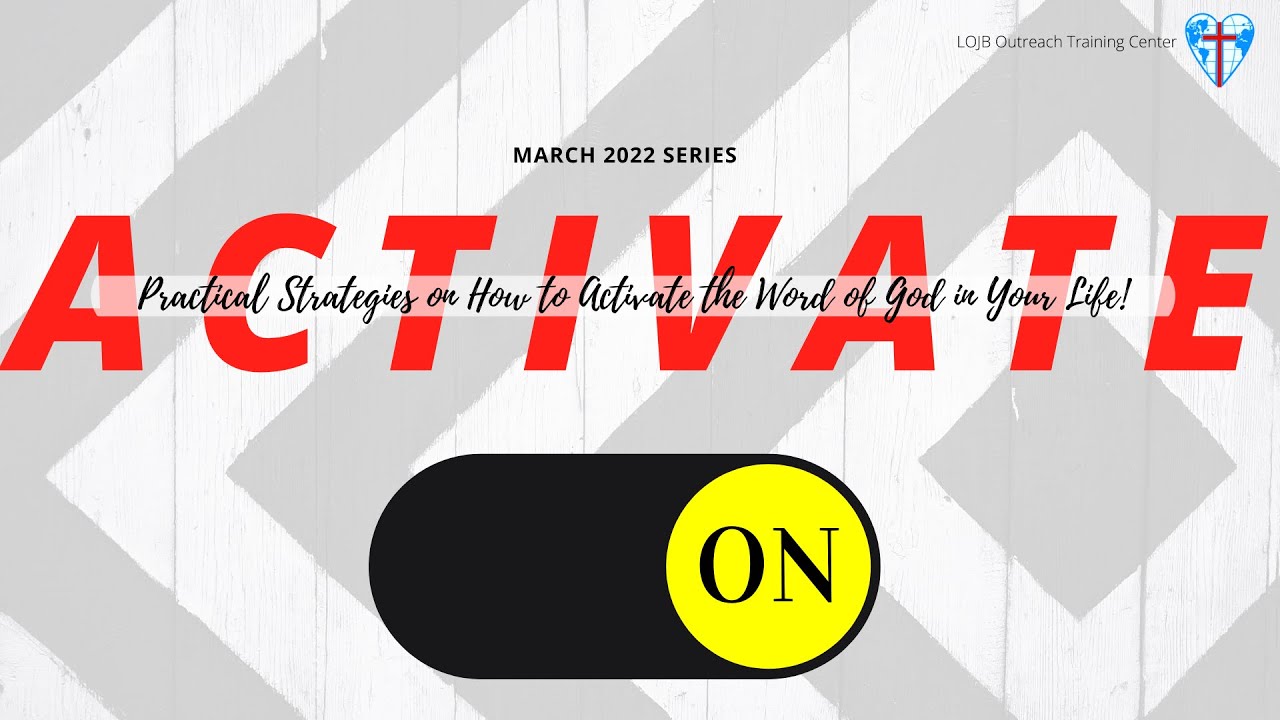 MARCH Series: ACTIVATE Part 2 - YouTube