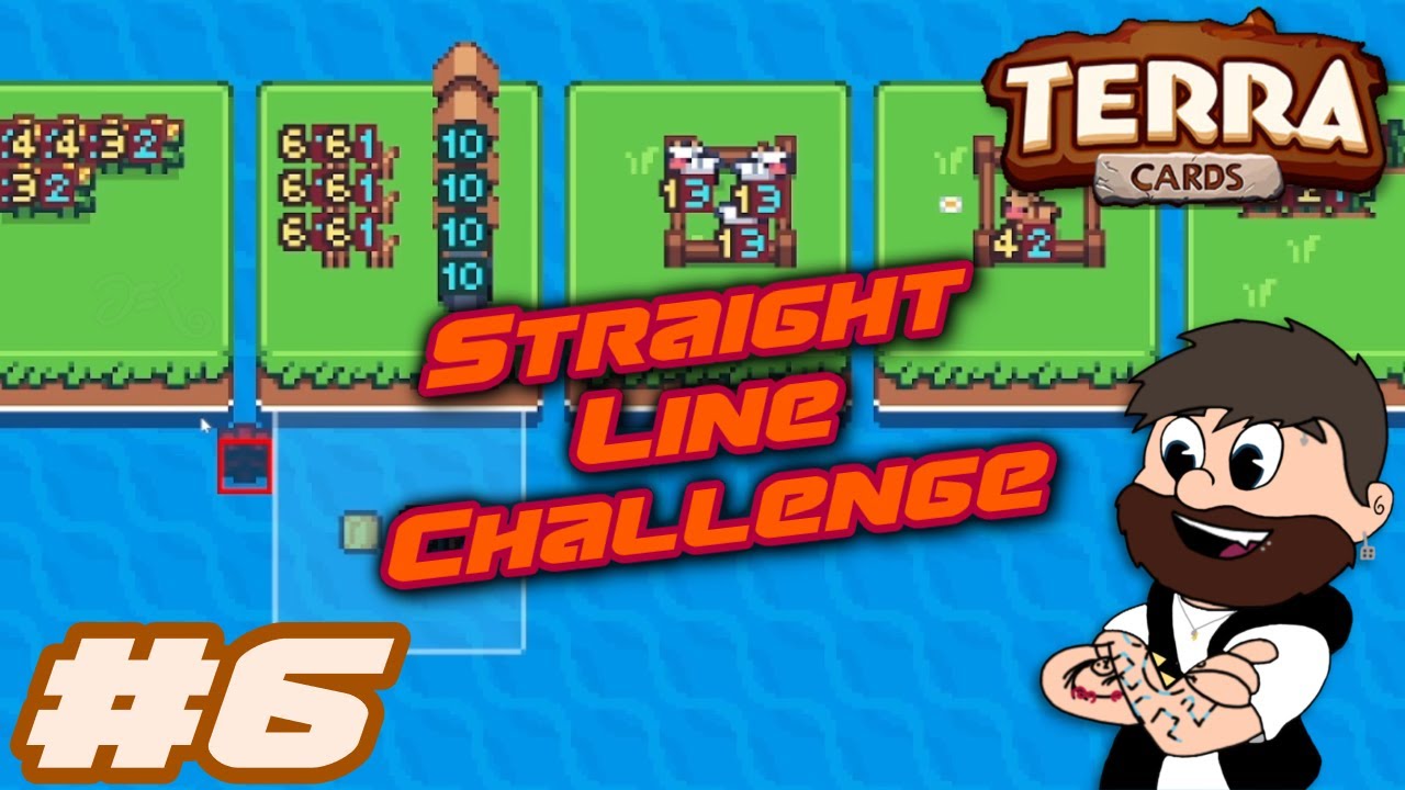 The Straight Line Challenge In Terra Cards - YouTube