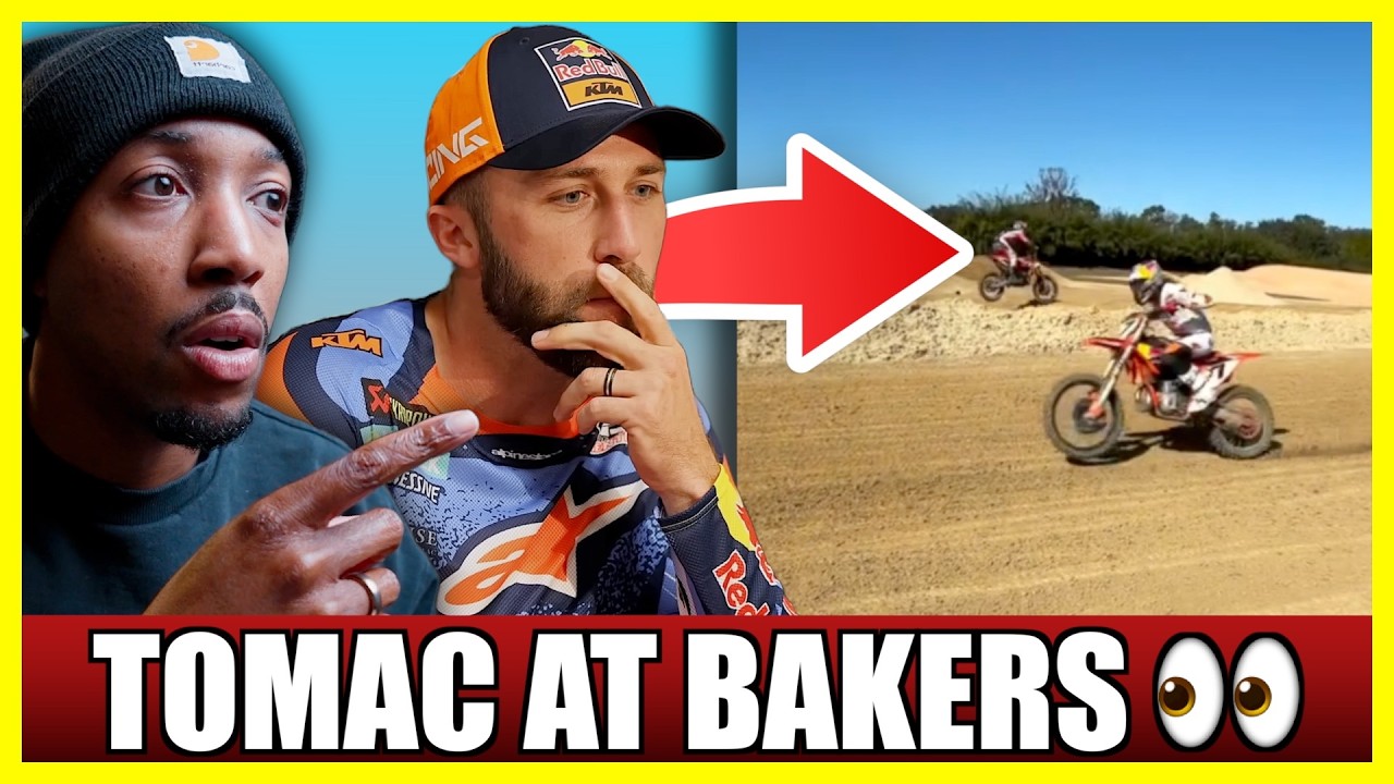 Tomac Goes to Baker’s… Deegan Sends a MESSAGE 😳 | Trackside - YouTube