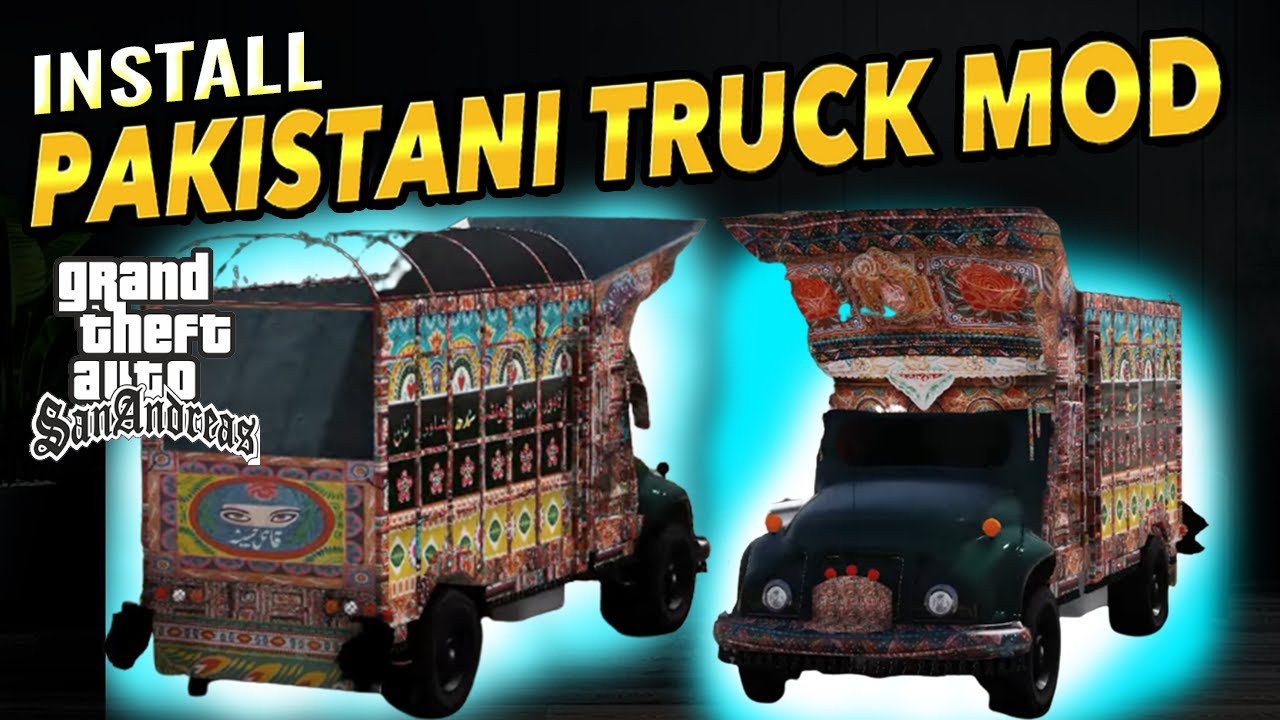 How To Install Pakistani Bedford Truck Mod In Gta San Andreas - YouTube