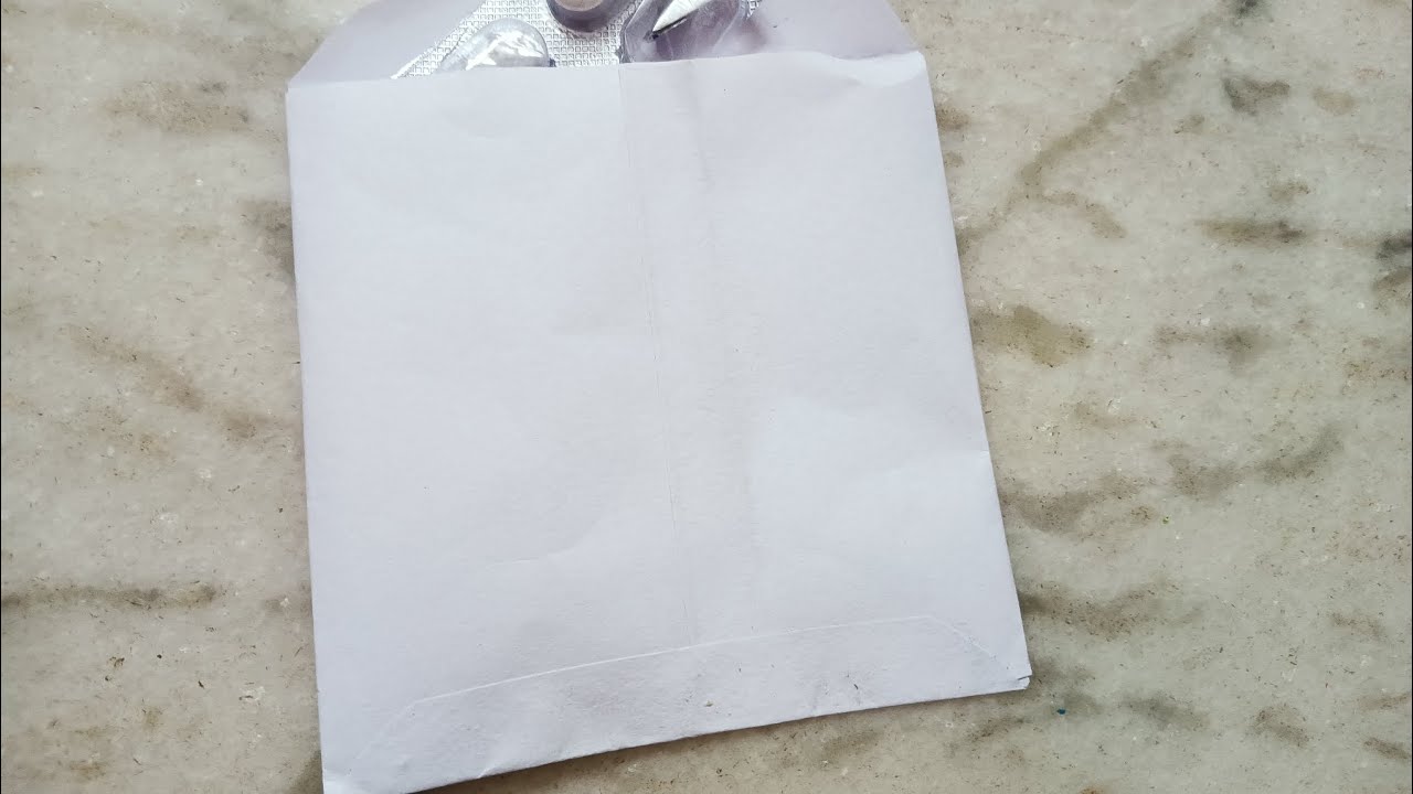 How to make paper medicine envelope / Medicine kham easily at home II ...
