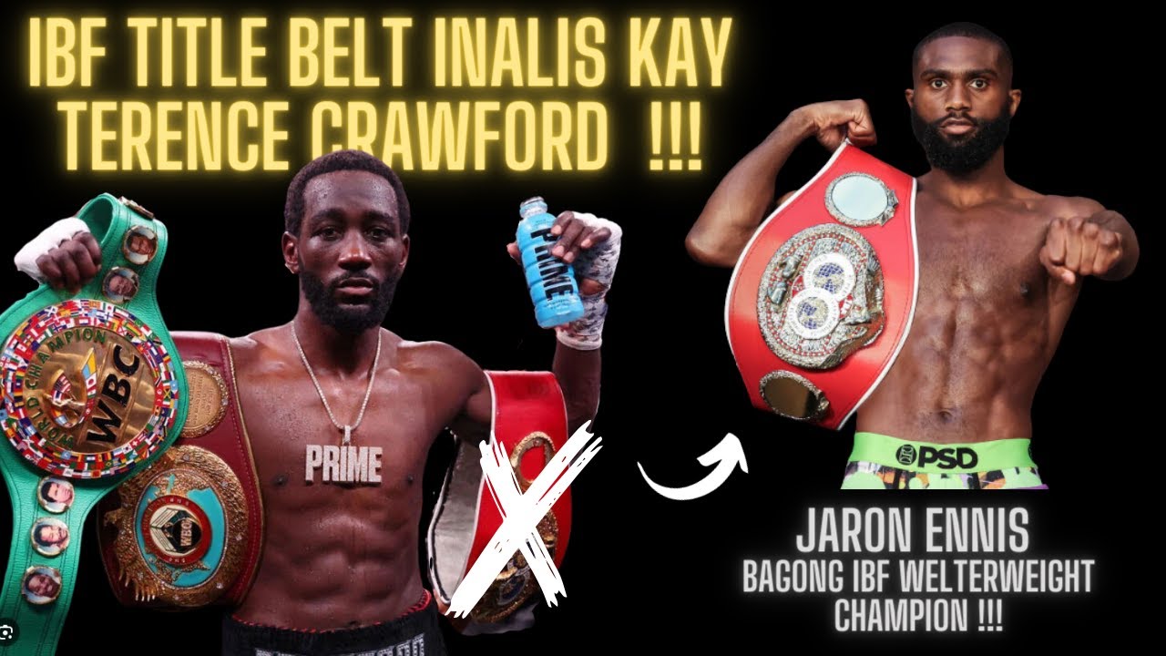 TERENCE CRAWFORD, TINANGGALAN NG IBF WELTERWEIGHT TITLE!!!! - YouTube