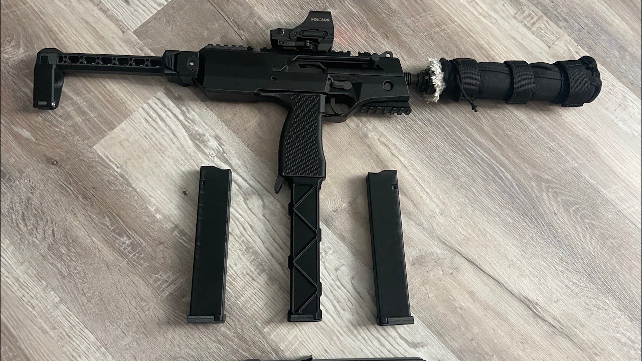 3D printed Mack11 first shots - YouTube