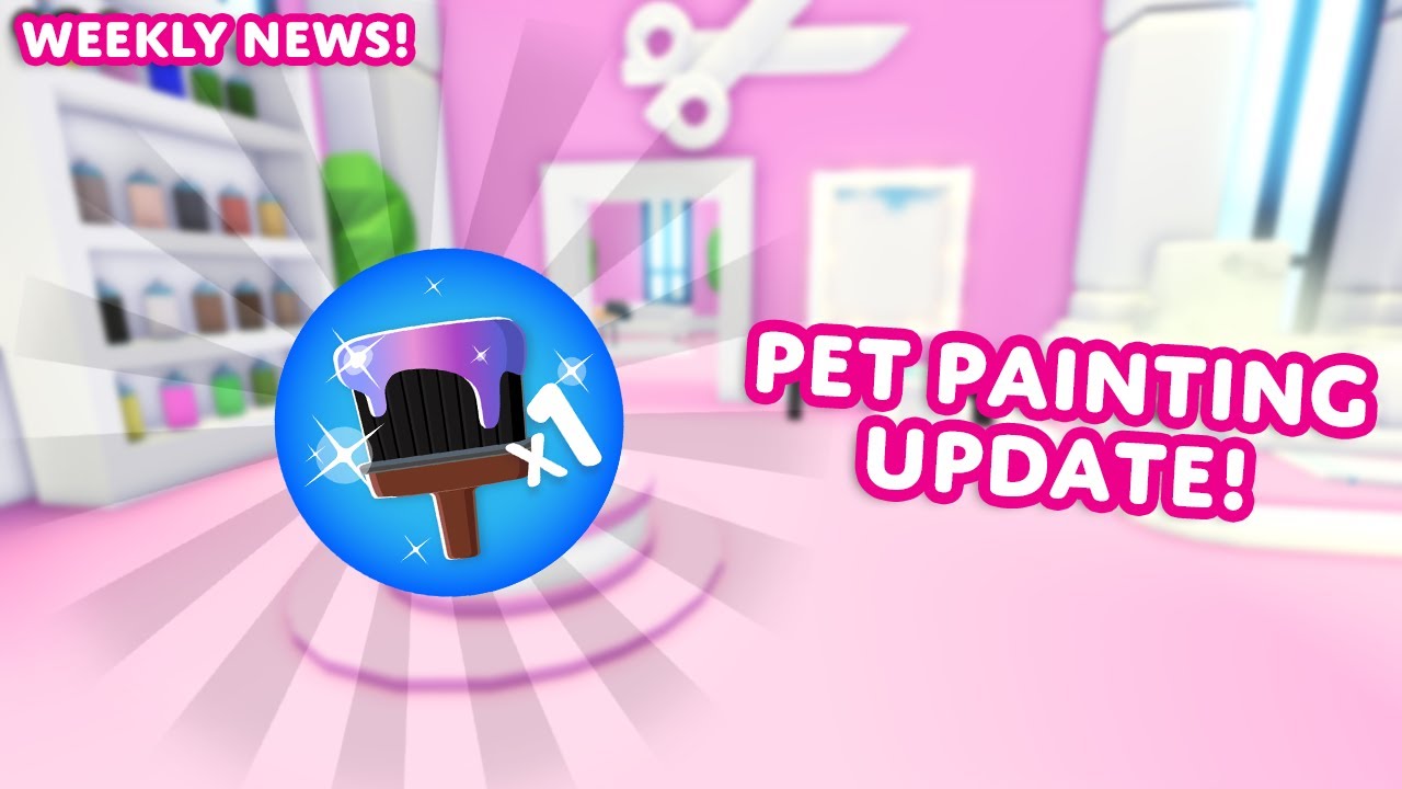 🐶Pet Painting Update! 🎨Change Your MEGA NEON COLORS! 🖌️Adopt Me! Weekly ...