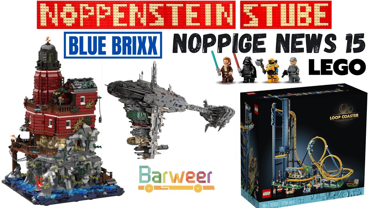 Noppige News 15 | BlueBrixx Leuchtturm des Astronomen | Lego® erstes ...