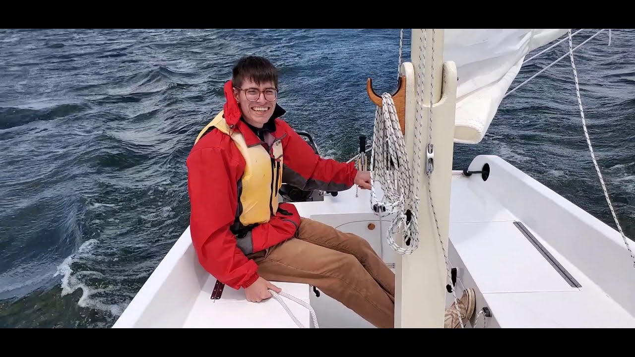 Small Boat Sailing Core Sound 20 Mark III on Conesus Lake NY - YouTube