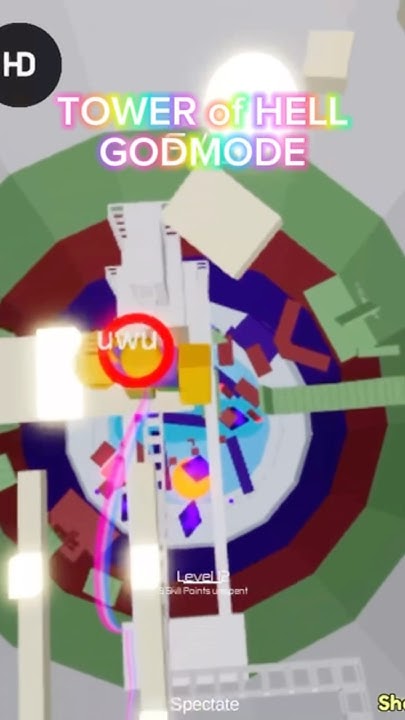 TOWER OF HELL BUT GODMODE😨🔥 #roblox #games #speedruning - YouTube