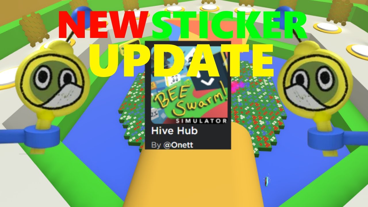 *NEW UPDATE!!* New Sticker Update! | Bee Swarm Simulator - YouTube