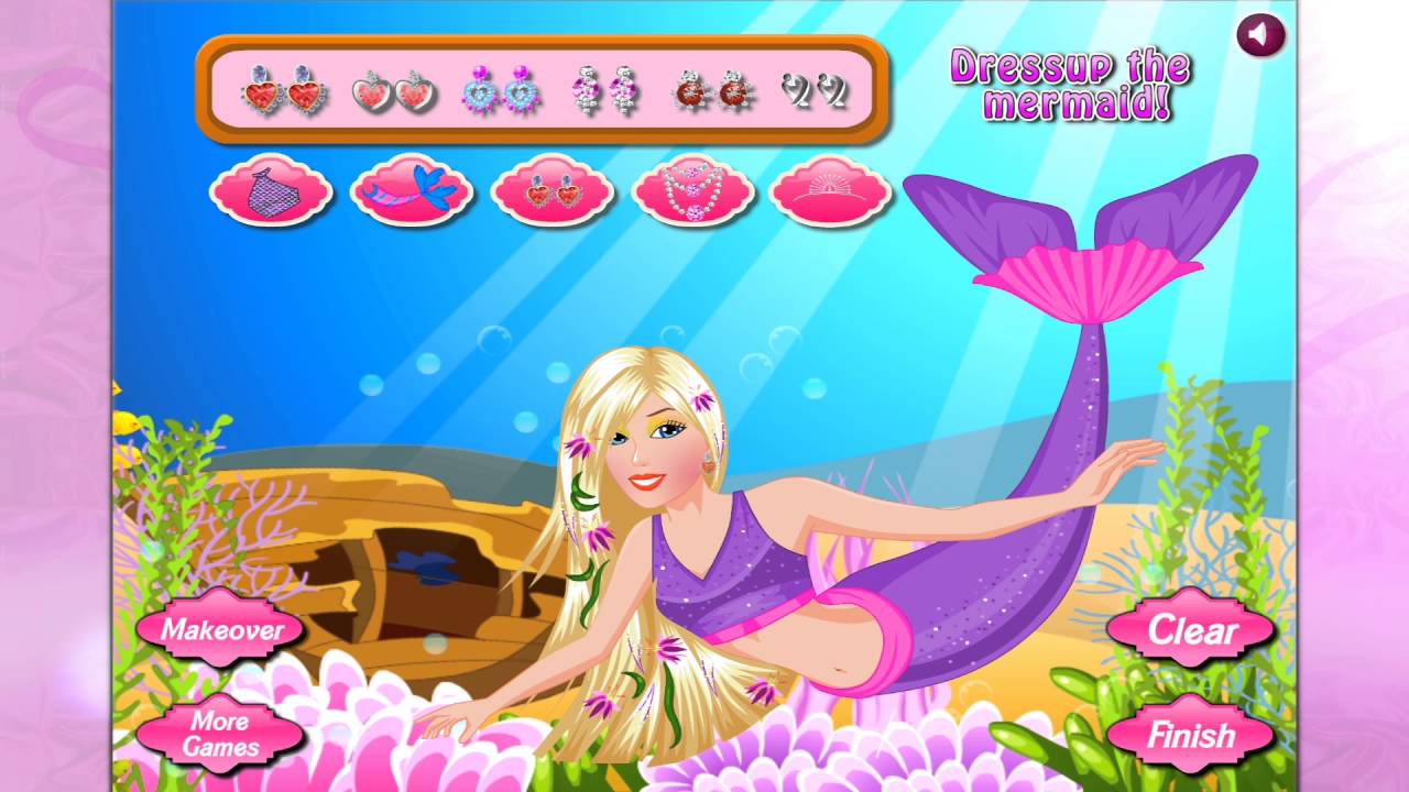 little mermaid makeover by Top GirlGames - YouTube