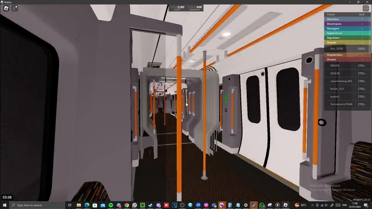 Riding an Stepford Airlink from Stepford Airport Central to Airport Terminal 2 in SCR, Roblox ...