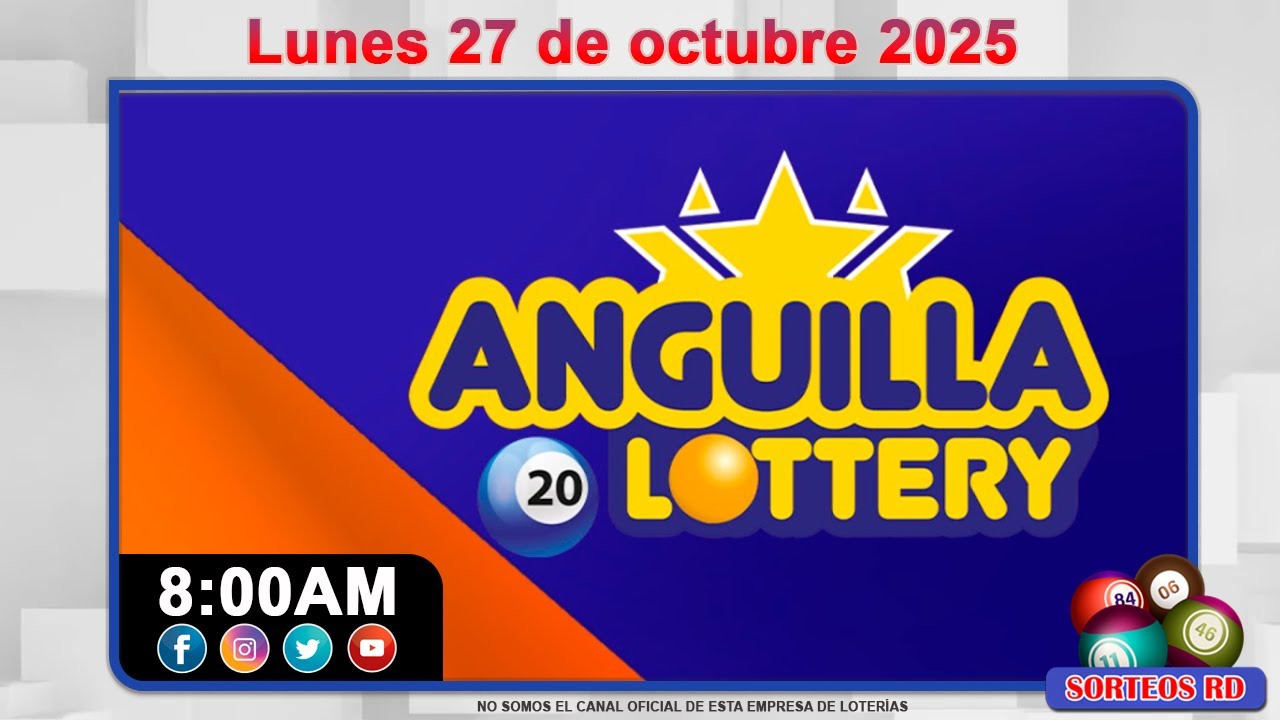 Anguilla Lottery en VIVO 📺 | Lunes 27 de octubre 2025/ 8:00 AM - YouTube