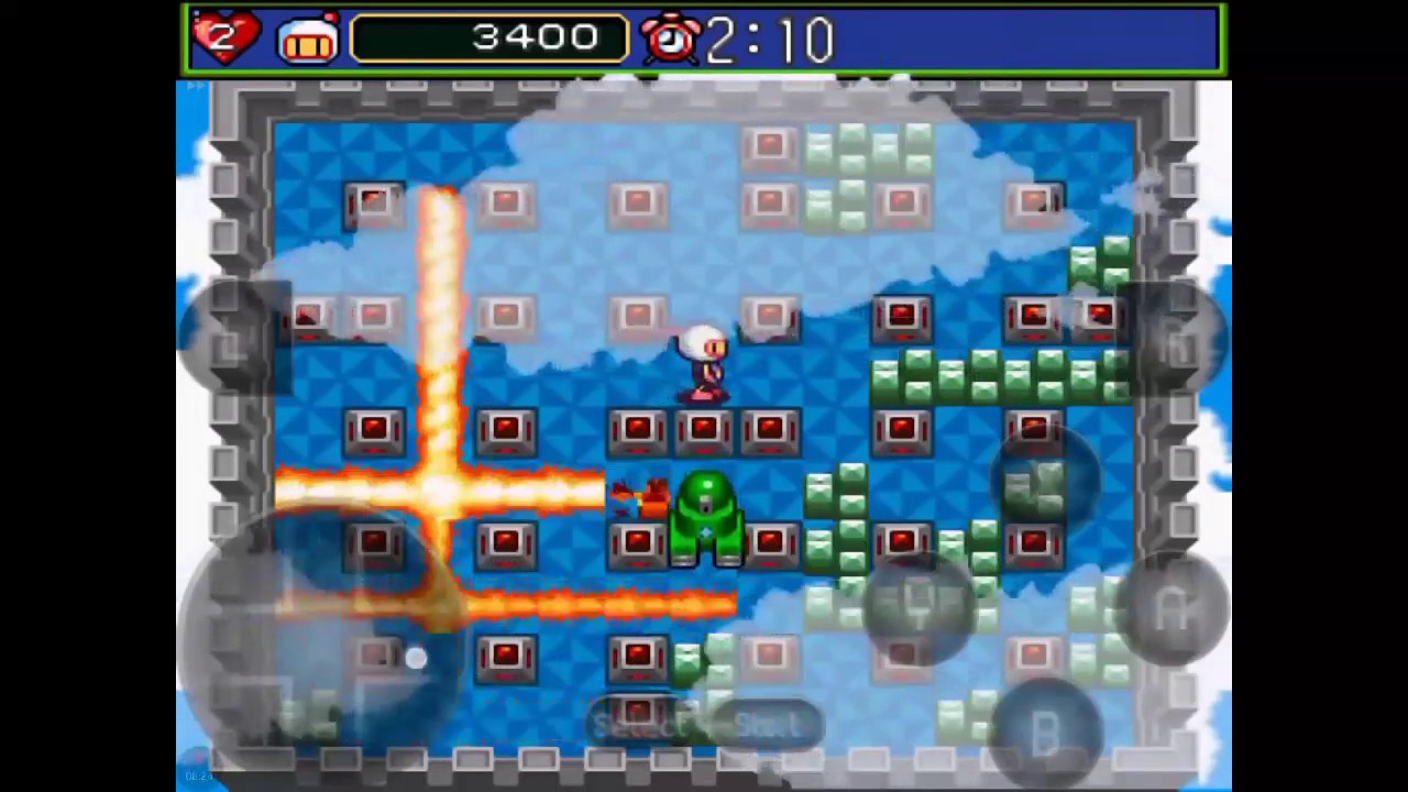 Super Bomberman 5 Gameplay Part 1 - First Area in the Whole Game ...