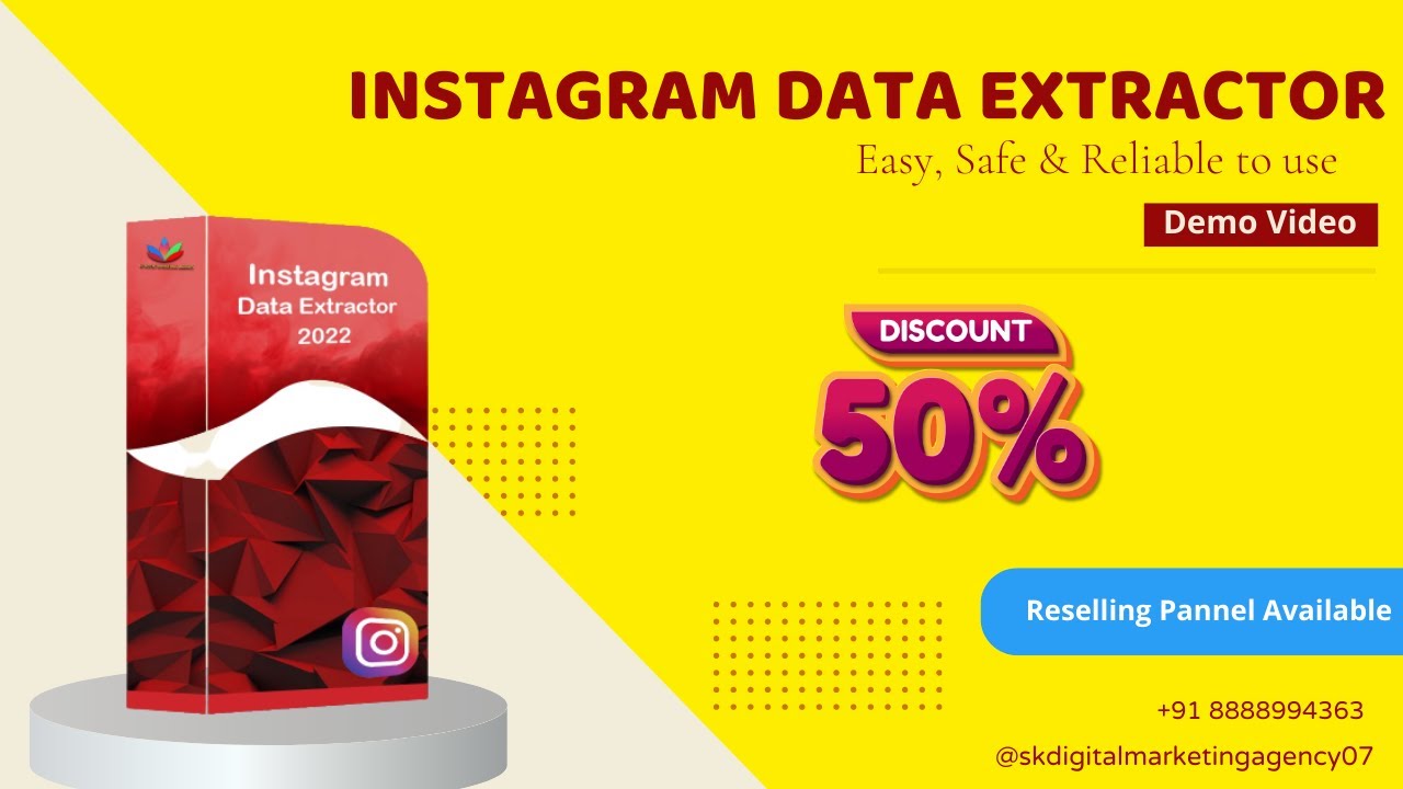 Instagram Data Extractor | Social Media Extractor | Best Instagram Data ...