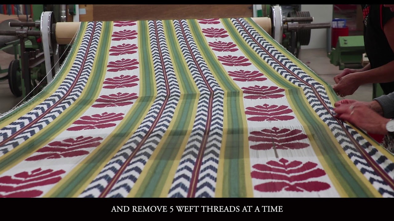 CONCINI - AN EXCEPTIONAL WARP PRINT ON SILK - YouTube