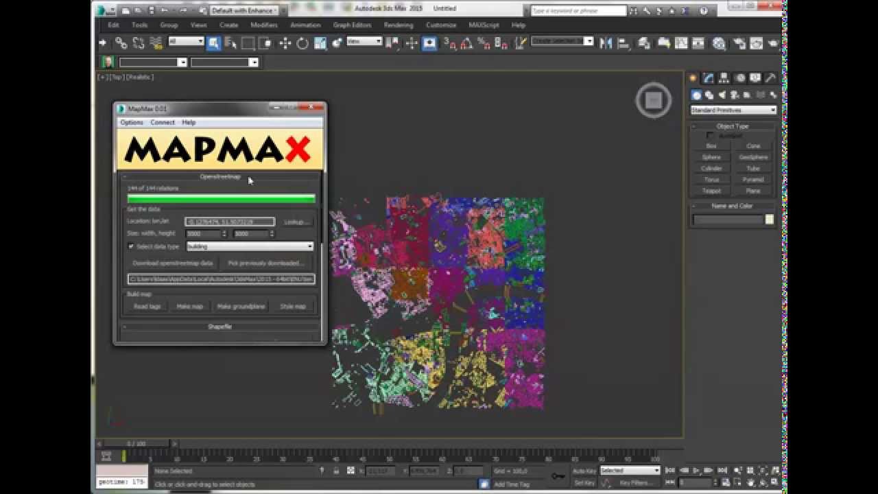 Mapmax openstreetmap shapefile - YouTube