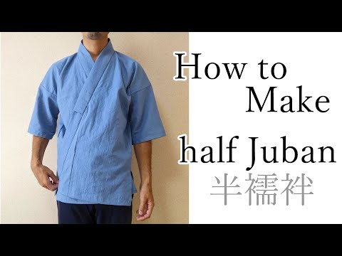How to make half Juban - YouTube