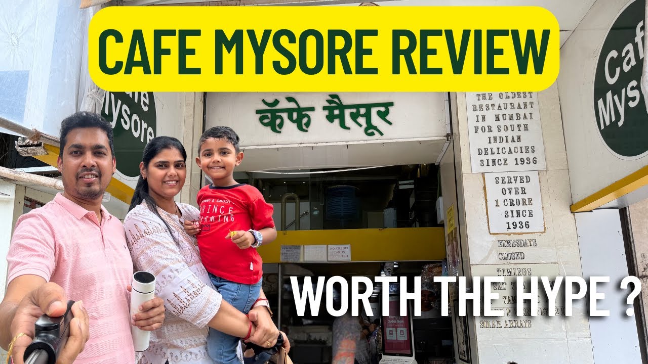 Cafe Mysore Matunga—Worth It or Hype - YouTube