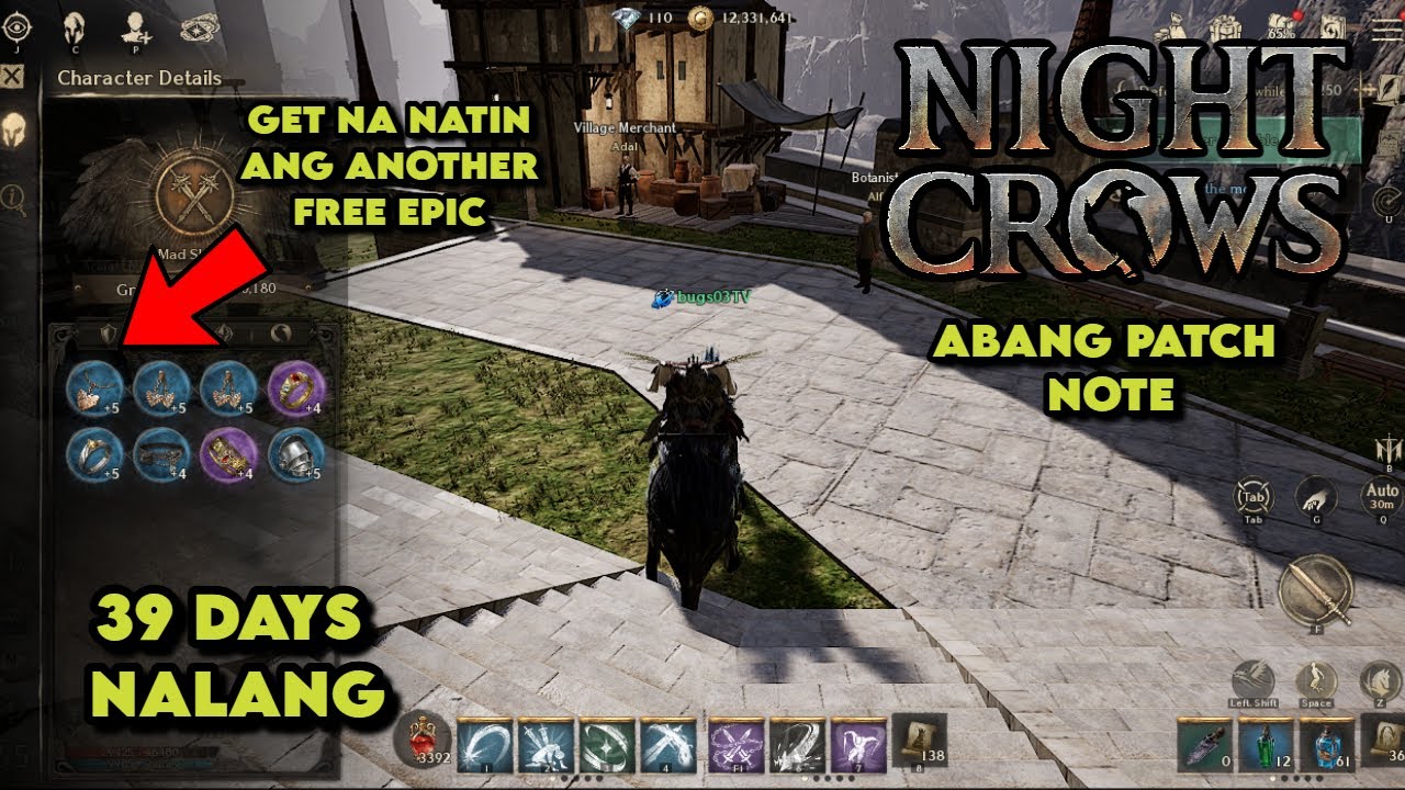 NIGHT CROWS - ABANG PATCH NOTE MUNA TAYO - YouTube