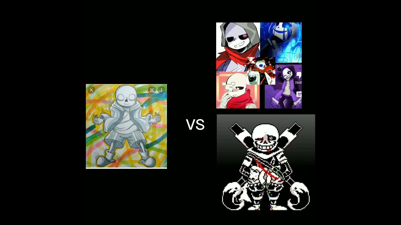everything!sans vs my favourite sans - YouTube