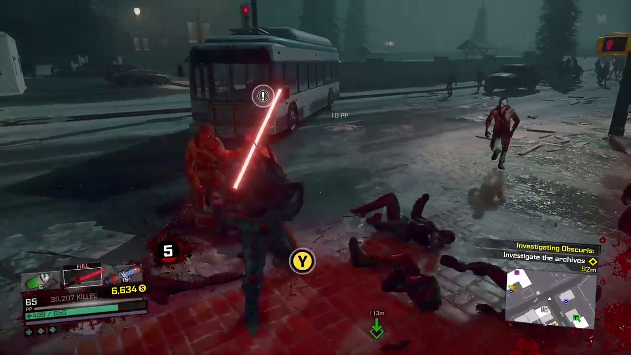 Dead rising 4 laser sword LIGHT SABER - YouTube